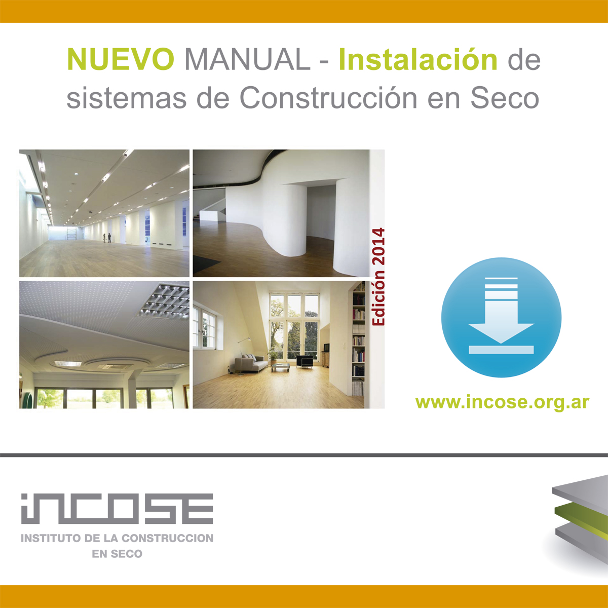 Nuevo Manual de Instalación de Sistemas de Construcción en Seco - INCOSE